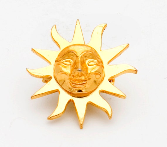 ON HOLD 4 SHINY Smiling Sun Japanese Pin W 1 Dozen Rays All | Etsy