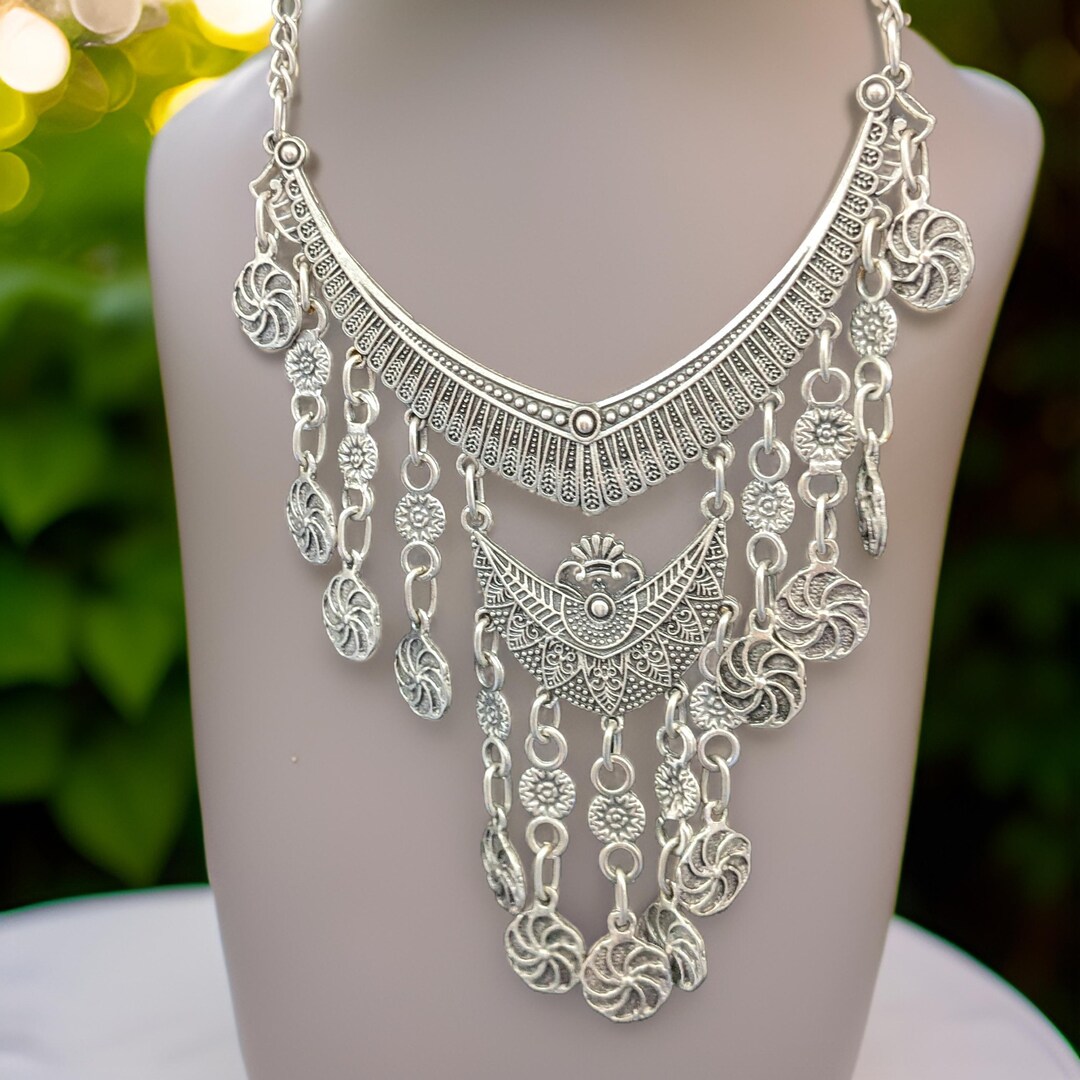 Armenian Eternity Necklace - Artisan-crafted Traditional Statement ...