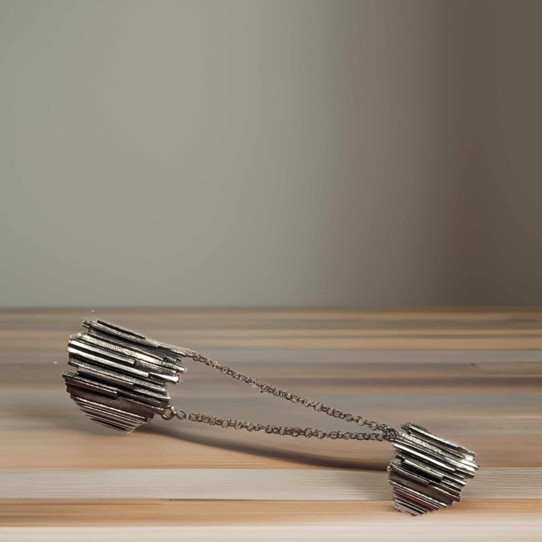 Adjustable Viking Double Sterling Silver Ring - Full Finger Armor Large ...