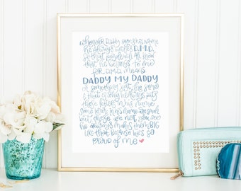 My Daddy MD Poem - DIGITAL DOWNLOAD - Medicine Doctor Dad Father ...