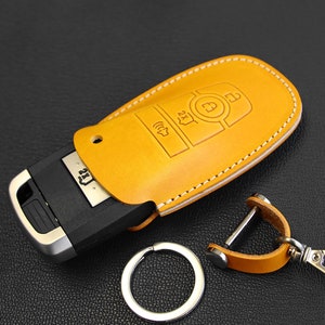 Ford Series [02] Key Case Leather Key Fob Cover - Bronco Fusion Edge ...