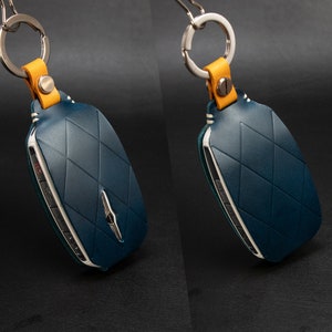 Genesis Series [03] Leather Key Fob Cover - Premium Italian Veg-tanned ...