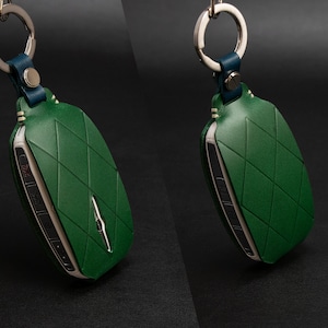 Genesis Series [03] Leather Key Fob Cover - Premium Italian Veg-tanned ...