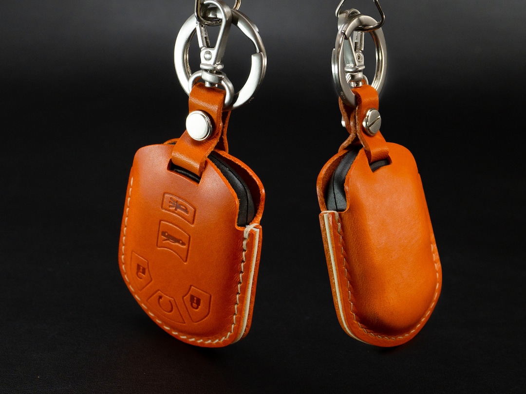 Chevy Corvette Series [2] Key Fob Leather Case - Italian Veg-tanned ...