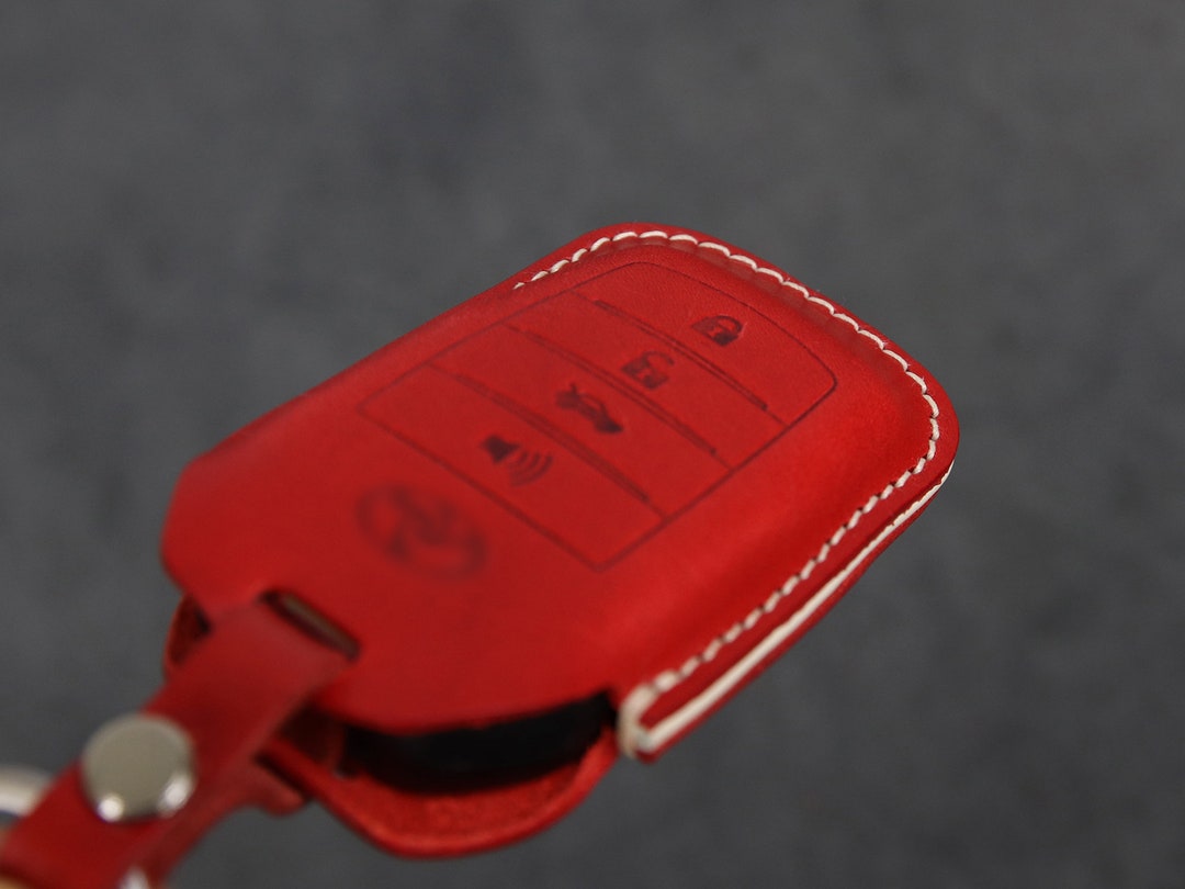 Toyota Series [3] Leather Key Fob Cover Highlander Avalon Crown Land ...
