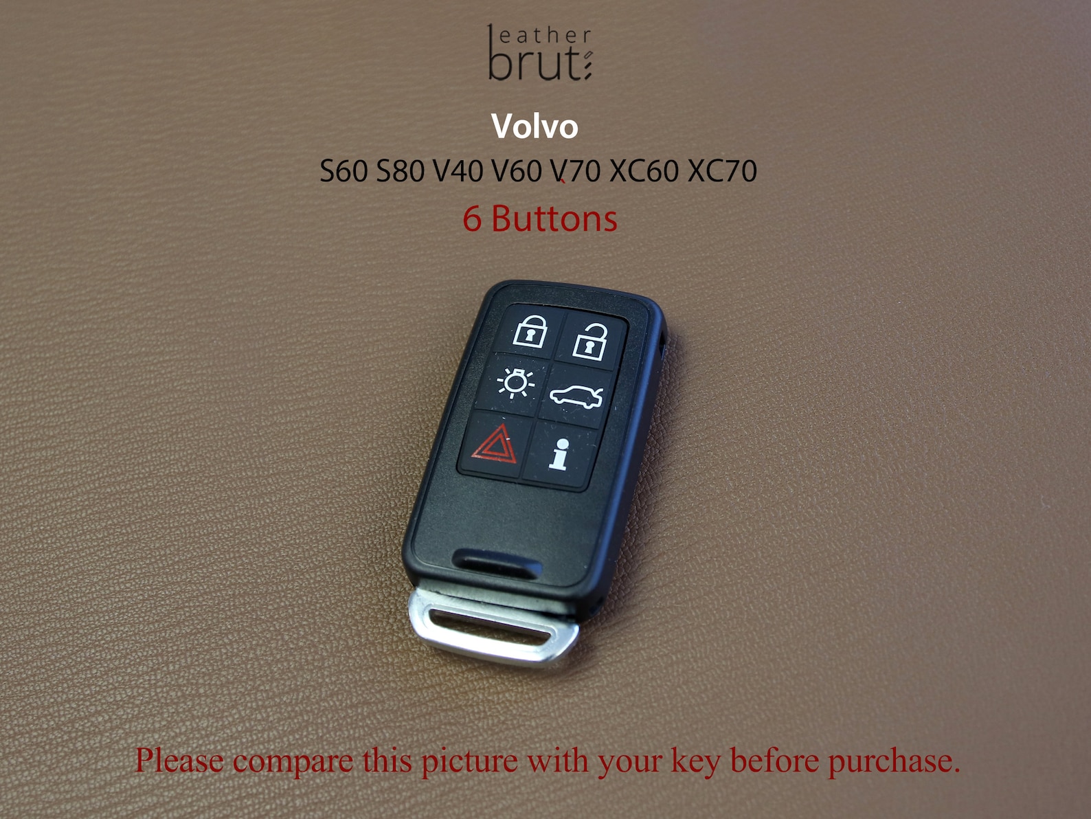 Volvo Series Key Fob Cover S60 S80 V60 V70 XC60 XC70 Car | Etsy