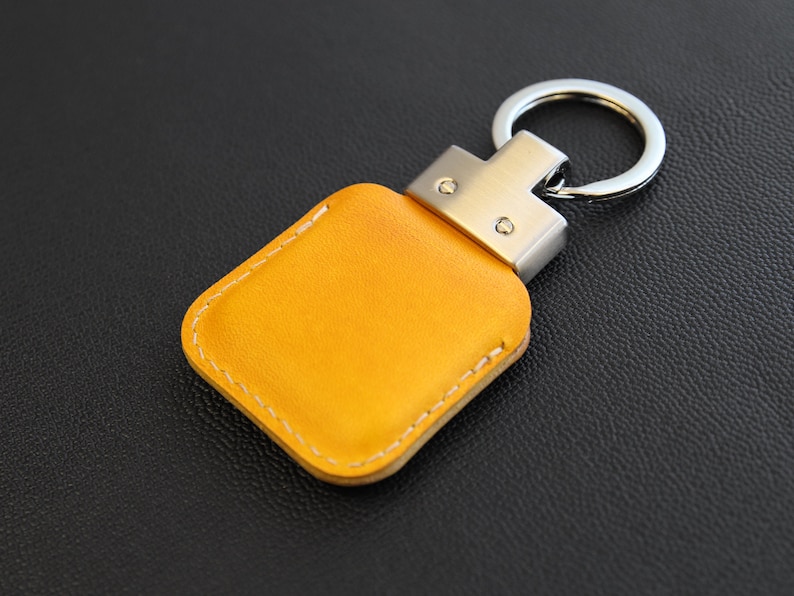 Leather Case for Tile Mate Key Chain Case Leather Cover- Italian Veg ...