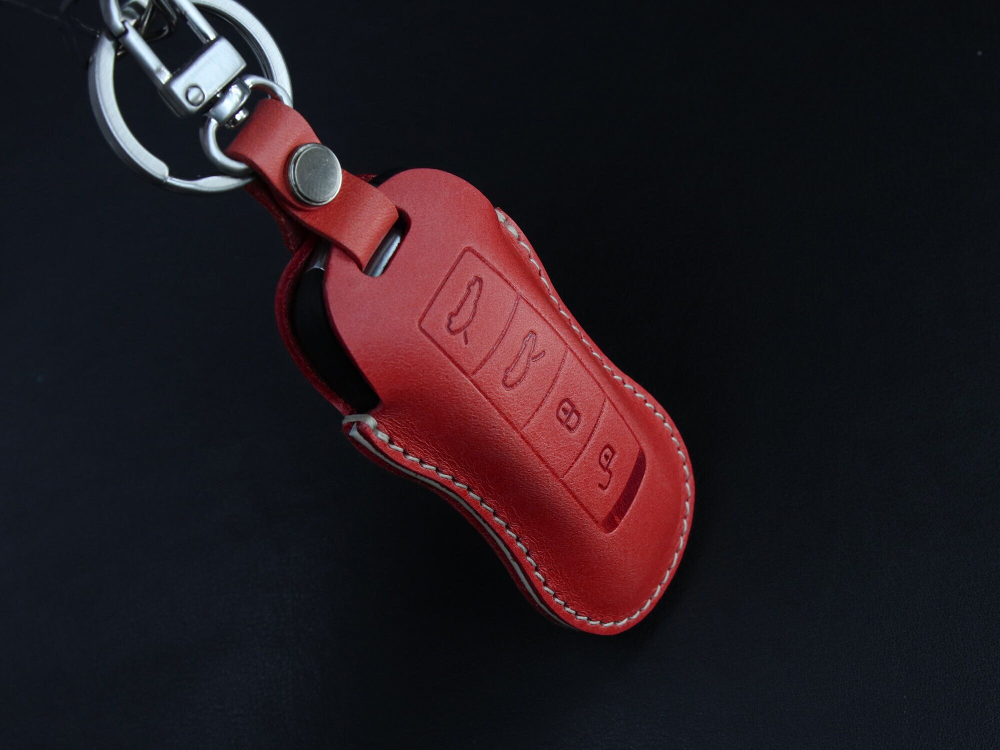 Saver Prices Best prices Classic Leather Key Cover Case For Porsche ...