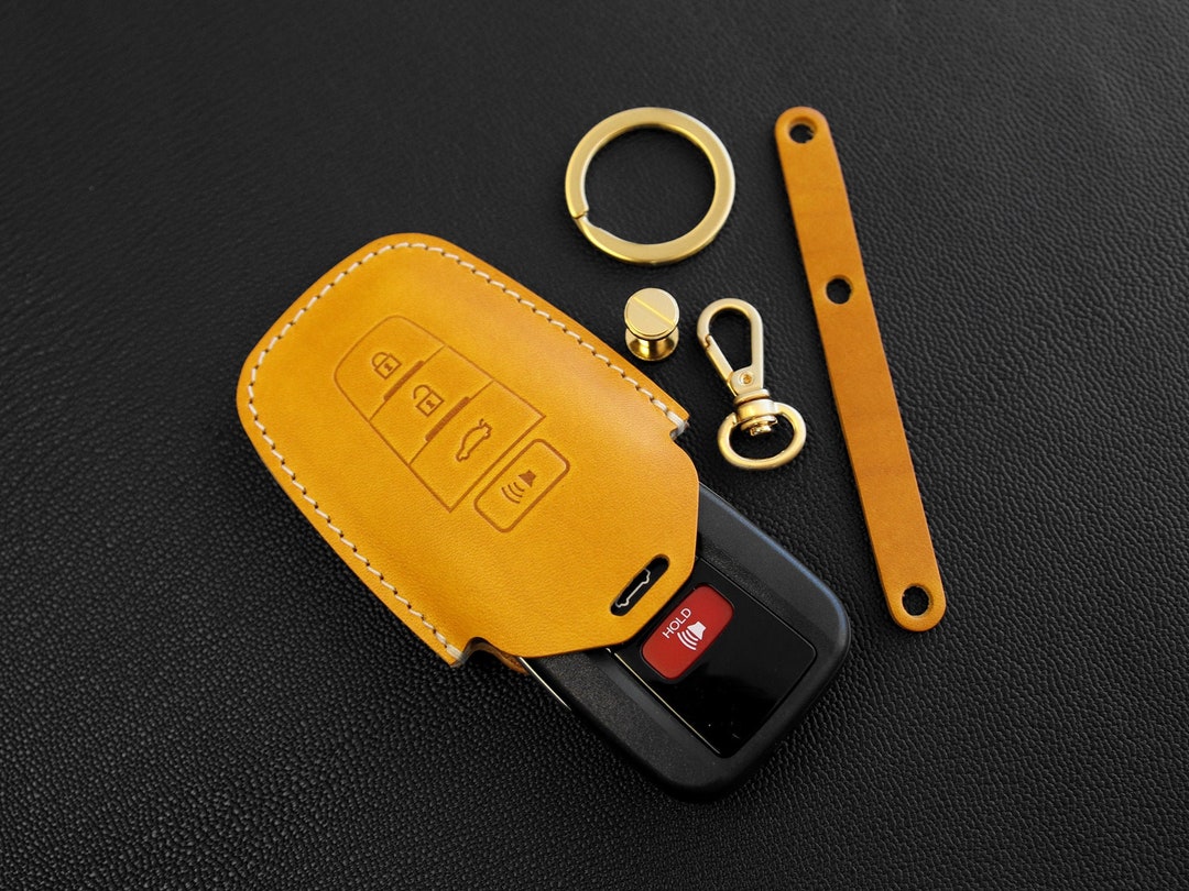 Toyota Series [1] Leather Key Fob Cover C-HR Camry Prius 4runner ...