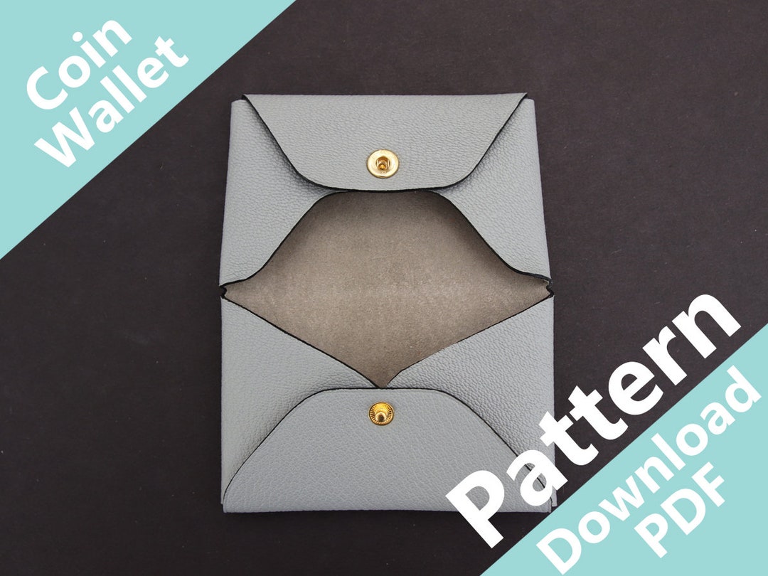 Pattern - Coin / Business Card / Credit Card Wallet Holder - Letter ...