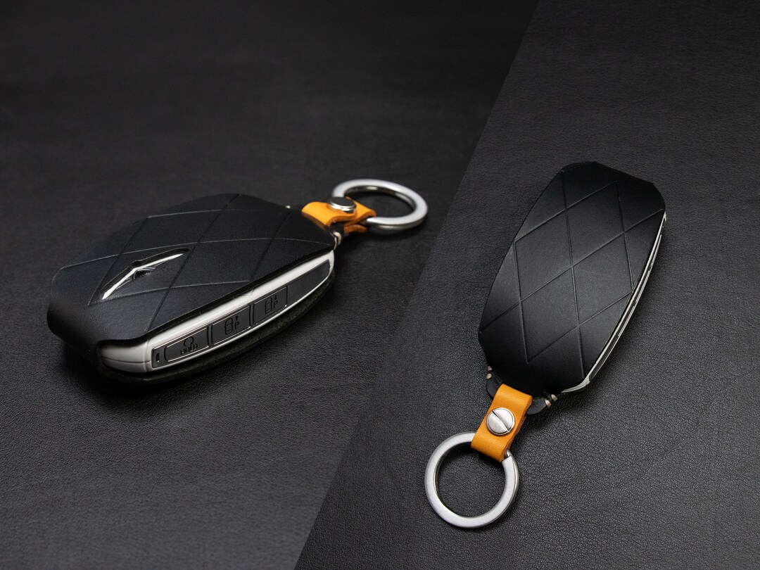 Genesis Series [03] Leather Key Fob Cover - Premium Italian Veg-tanned ...