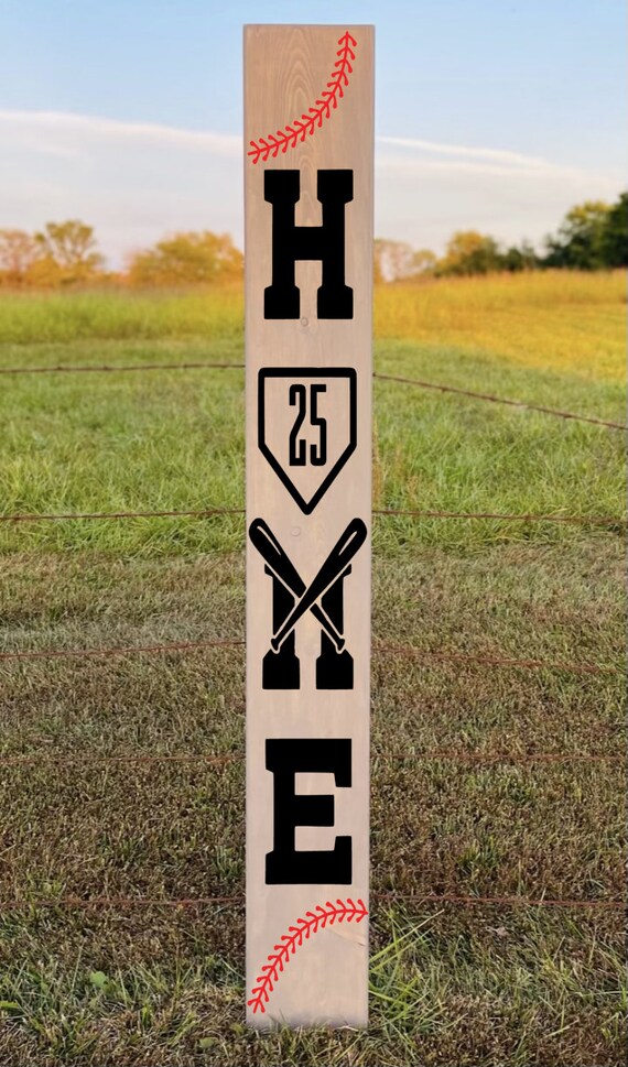 Baseball/Softball Porch Board/Leaner Door Hangers Wreaths & Door ...