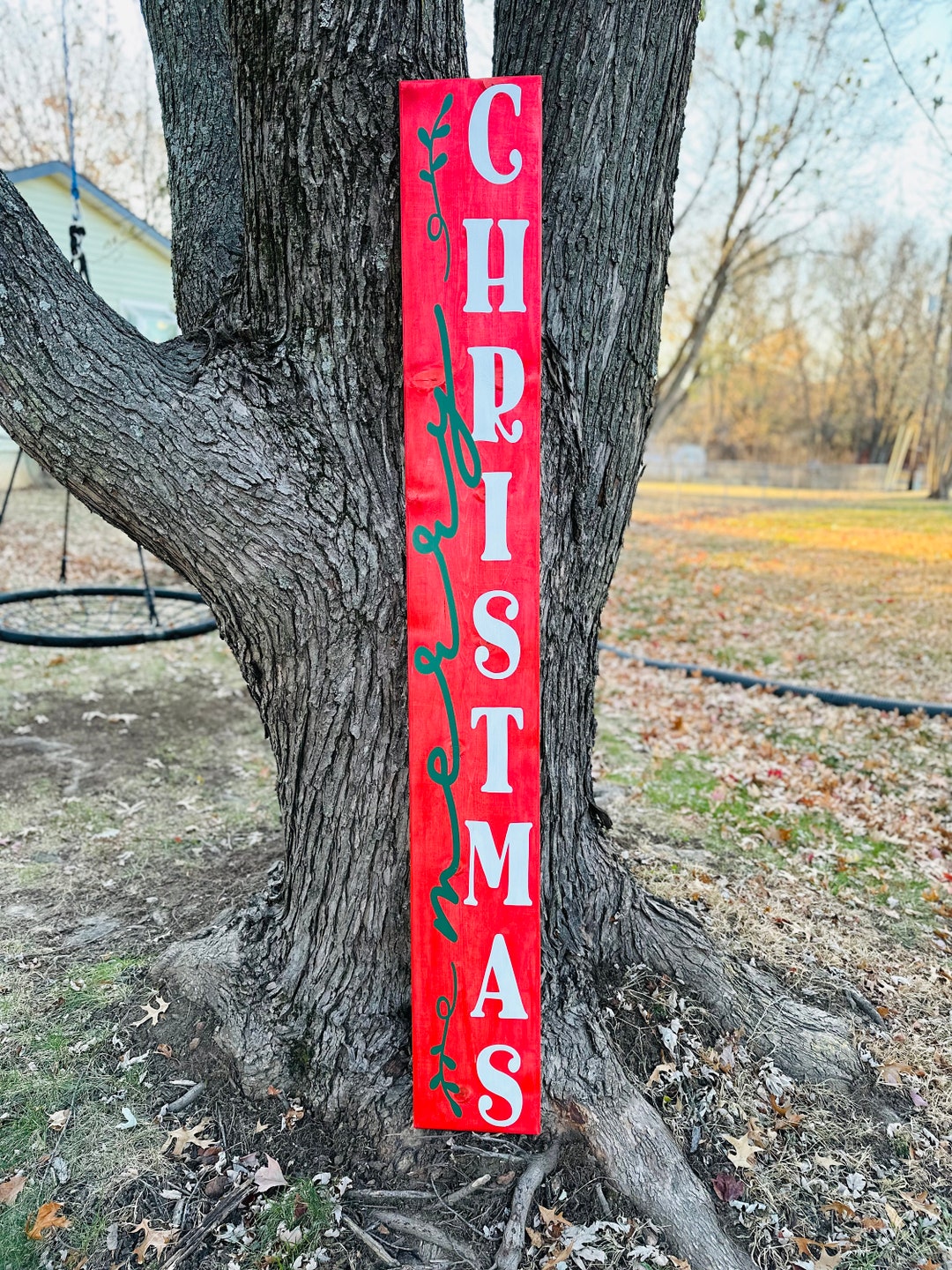 Merry Christmas Porch Leaner, Christmas Porch Leaner, Holidays Porch ...