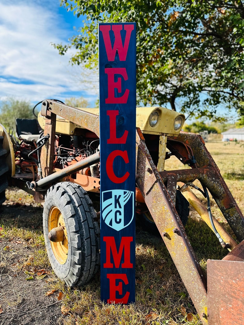 KC Current Front Porch Leaner, KC Current Welcome Sign, KC Current ...