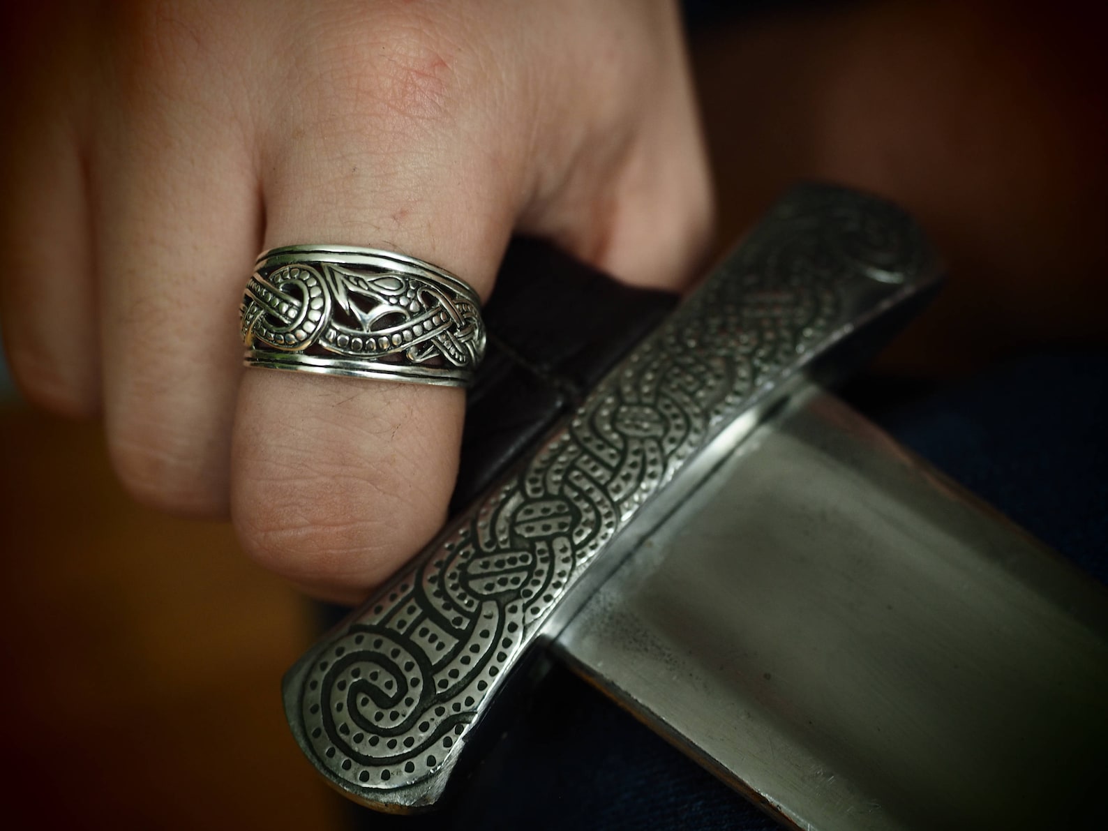 Viking Dragon Ring Sterling Silver - Etsy
