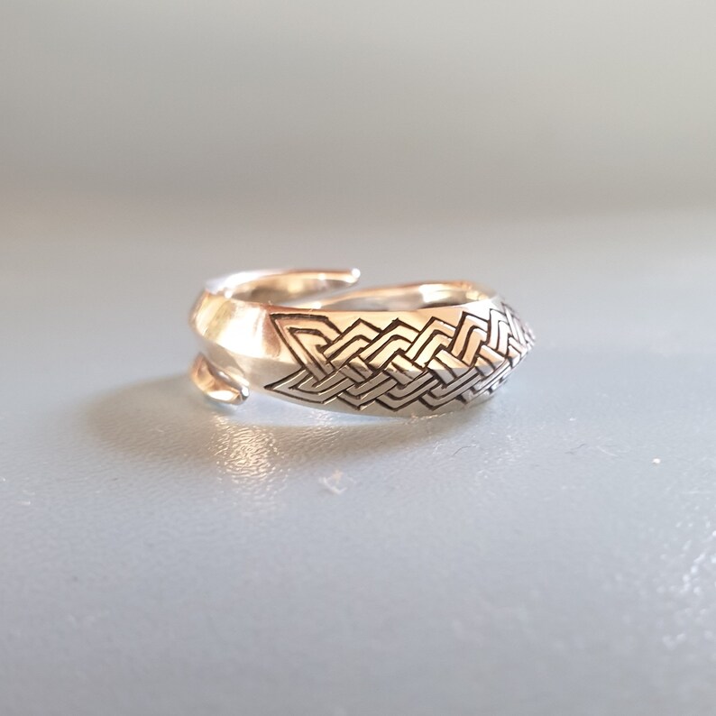 Viking Axe Edge Ring Sterling Silver Hallmarked | Etsy