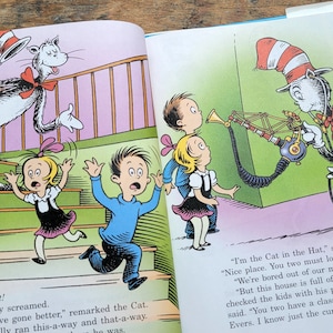 Dr. Seuss' the Cat in the Hat, the Movie Over Sized Hardcover Book - Etsy