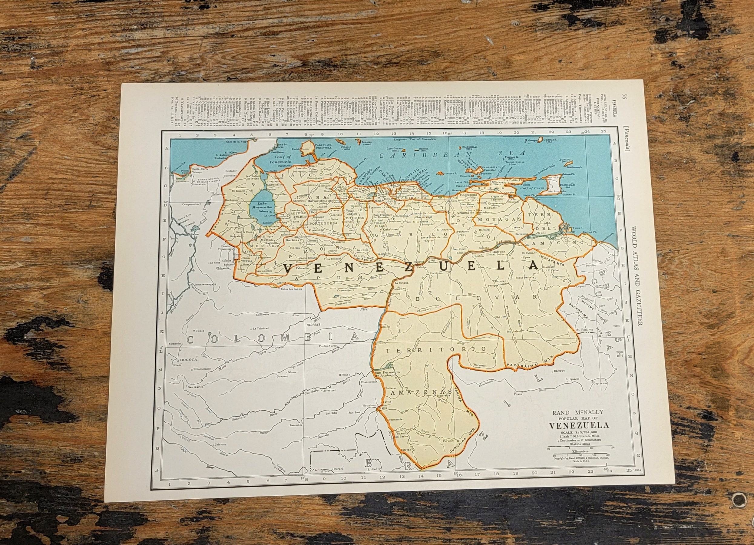 Orinoco River On World Map