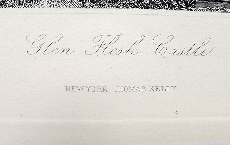 Glen Flesk Castle, 1884 PICTURESQUE IRELAND Ancient Gothic Scenery ...