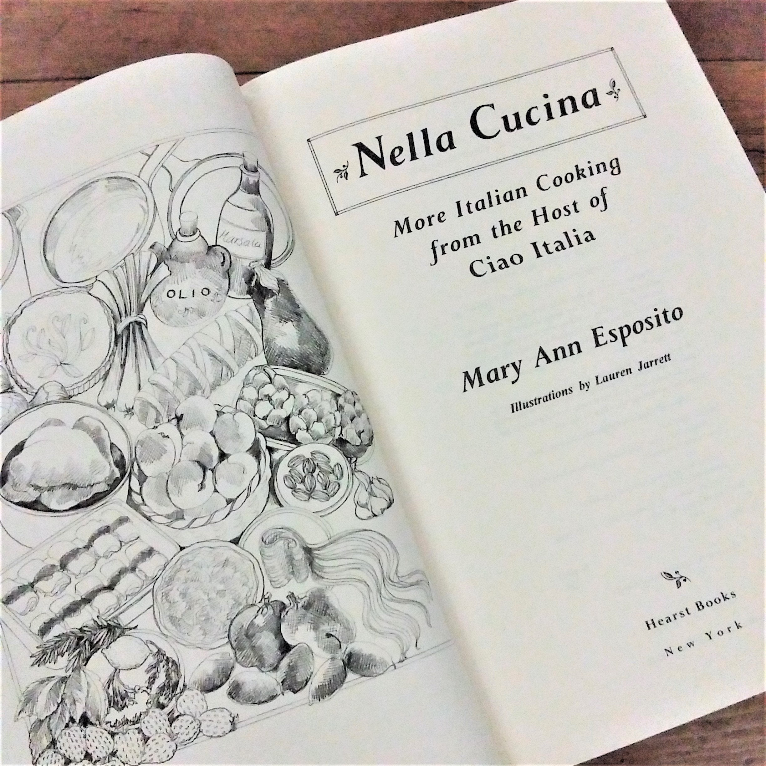 Nella Cucina Mary Ann Esposito Italian Cookbook 1993 | Etsy