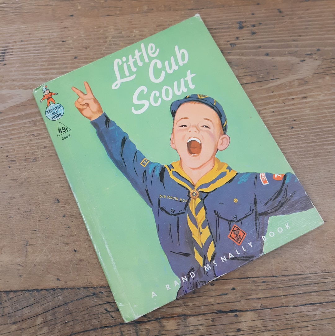 Little Cub Scout by Mabel Watts 1964 Rand Mcnally Tip Top Elf Children ...