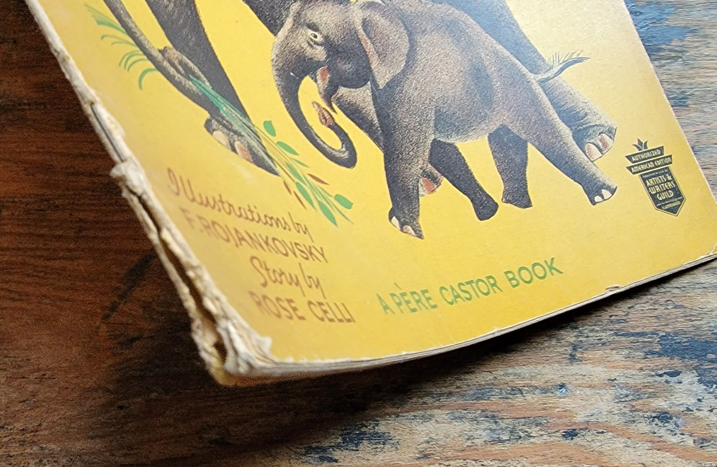 Wild Animals and Their Little Ones, A 1933 Pere Castor Book Illustrated ...