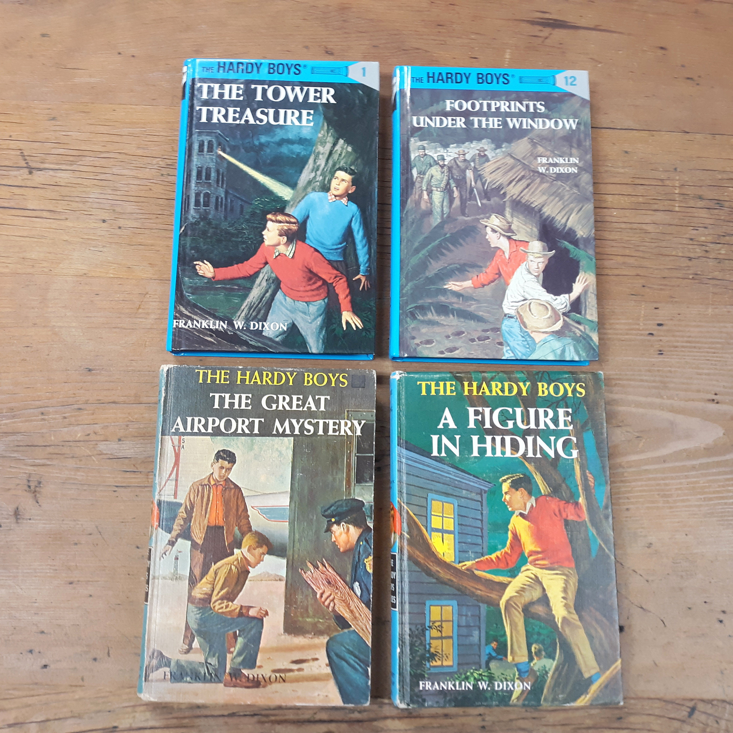 Hardy Boys Book: 1 9 12 16 Tower Treasure Footprints Under | Etsy