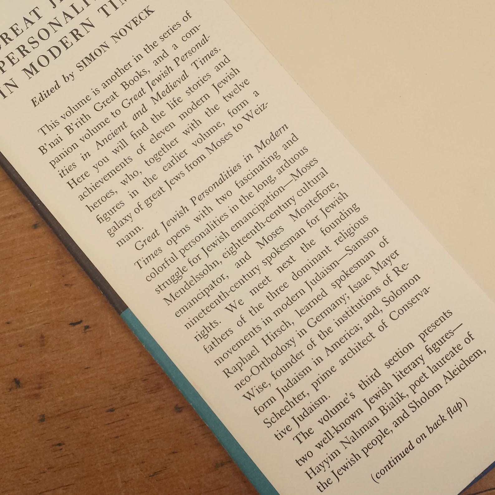 Great Jewish Personalities In Modern Times by Simon Noveck | Etsy