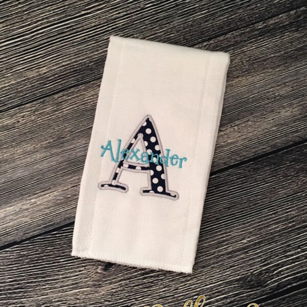 Custom Burp Cloth - Etsy