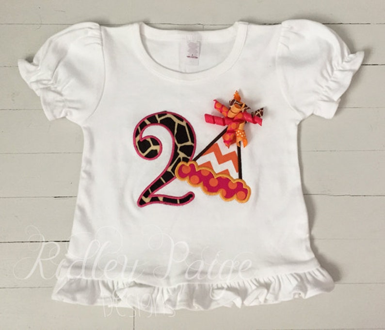 2nd Birthday Girls Shirt Second Birthday Girl T Shirt Etsy