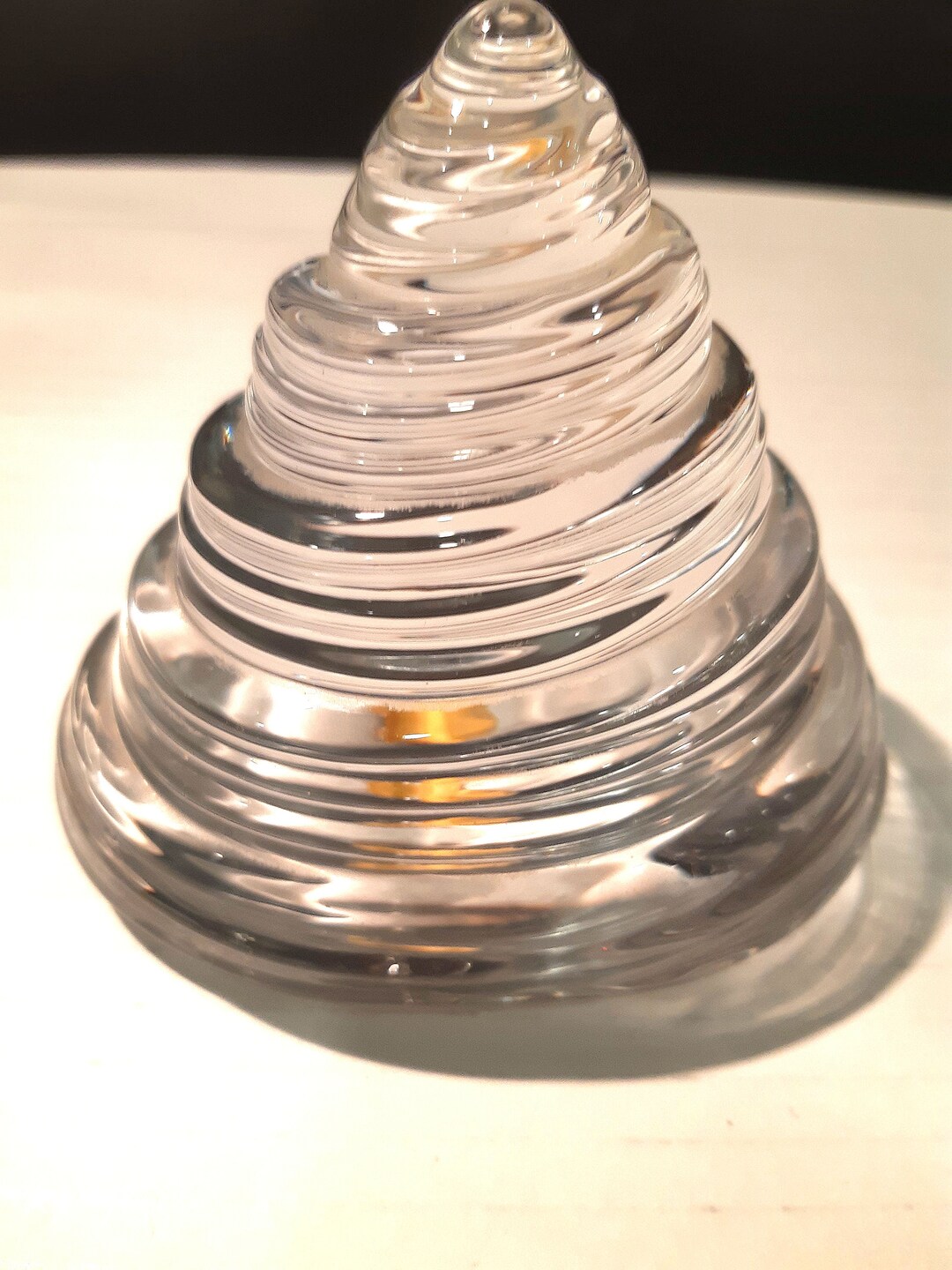 Vintage Crystal Glass Poop Paperweight Handmade Made in Taiwan Original ...