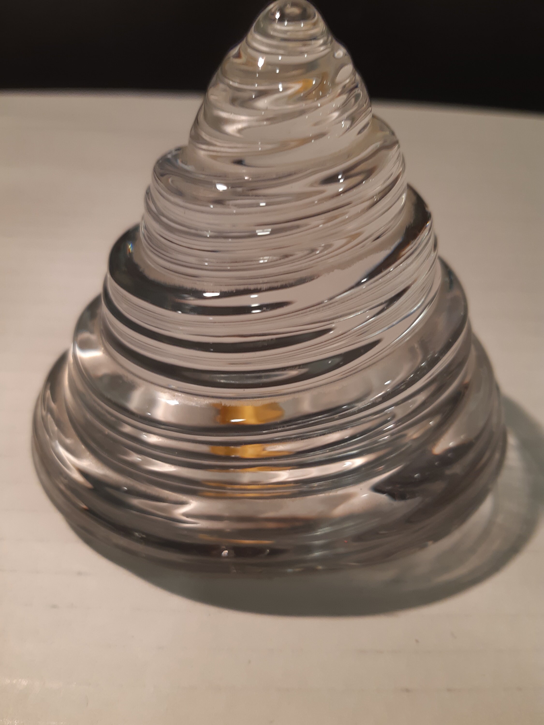 Vintage Crystal Glass Poop Paperweight Handmade Made in Taiwan - Etsy