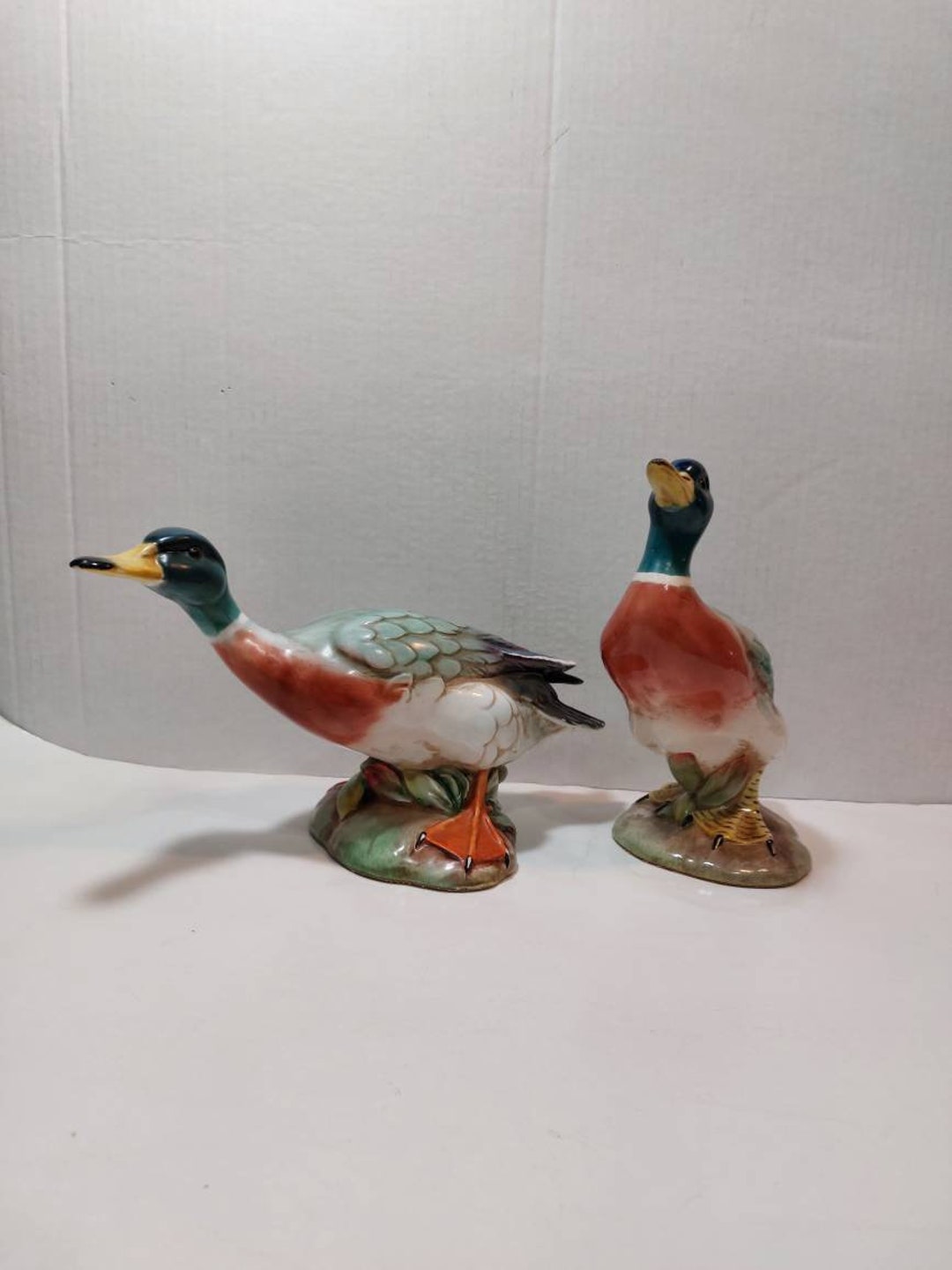 Mallard Duck Figurines Vintage Made in Italy Numbered 23/900 24/900 ...
