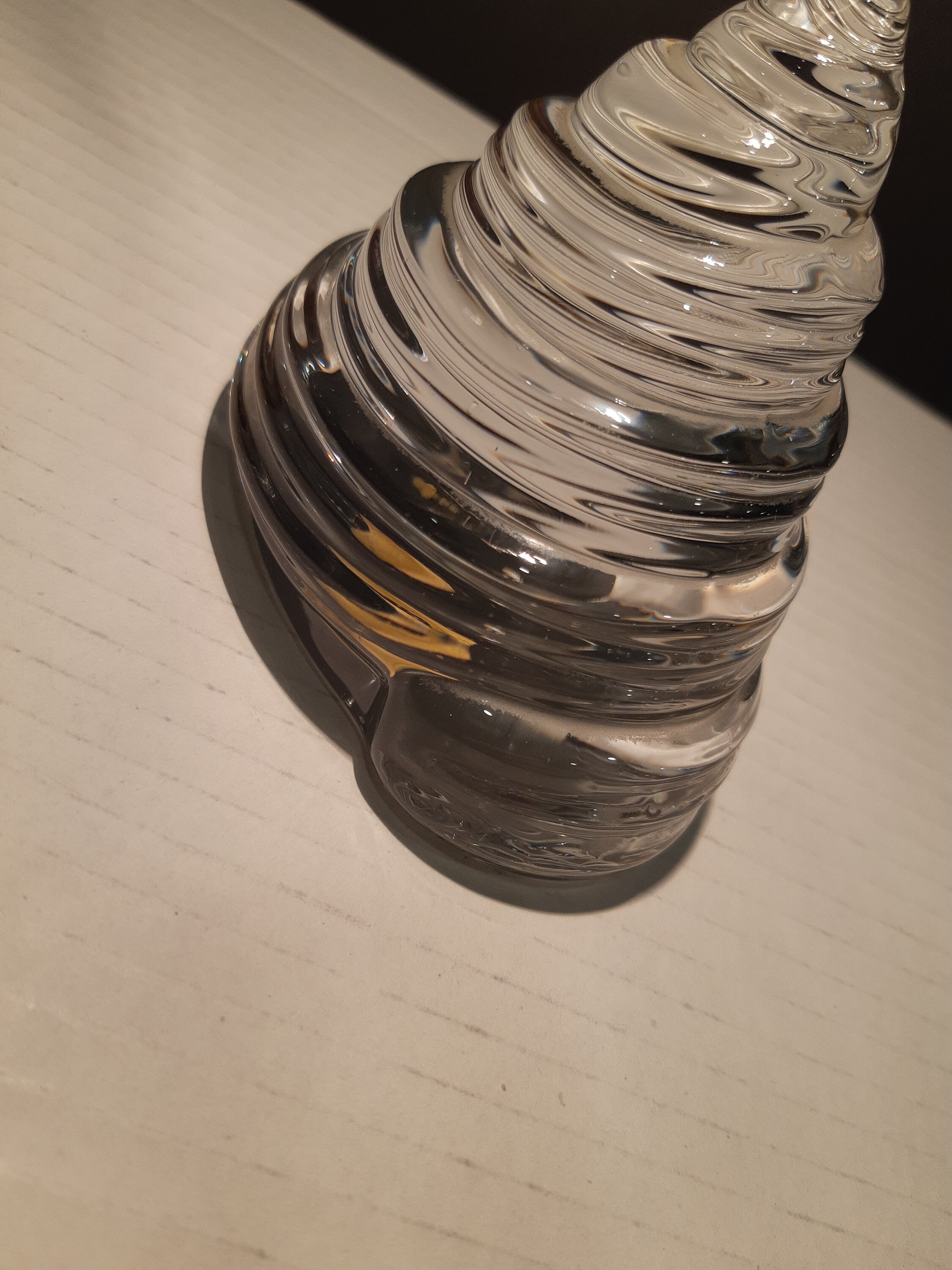 Vintage Crystal Glass Poop Paperweight Handmade Made in Taiwan - Etsy