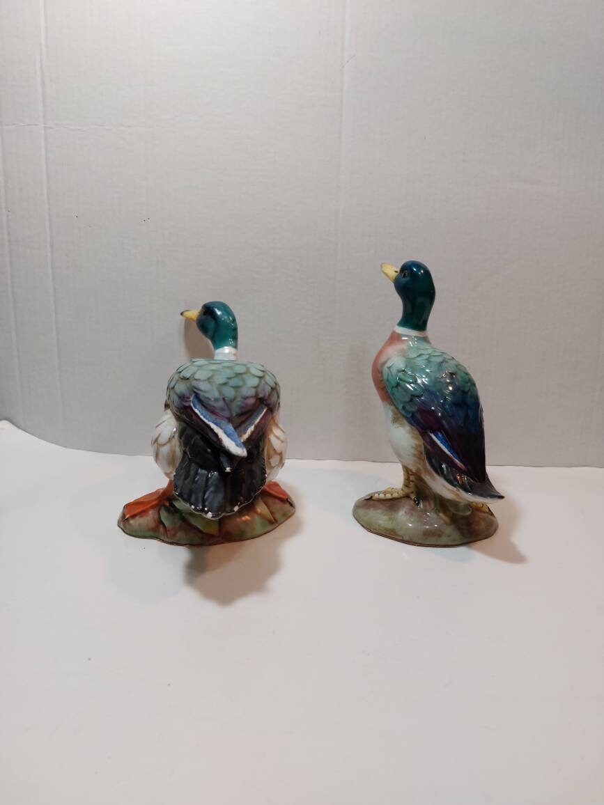 Mallard Duck Figurines Vintage Made in Italy Numbered 23/900 24/900 ...