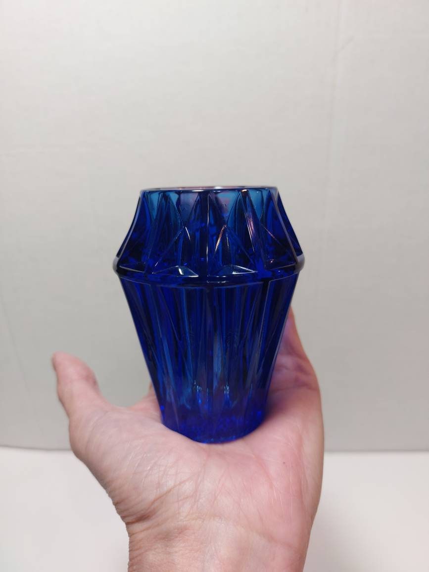 1950's Rare Blue Juice Glasses Cobalt Blue Glasses Set of - Etsy