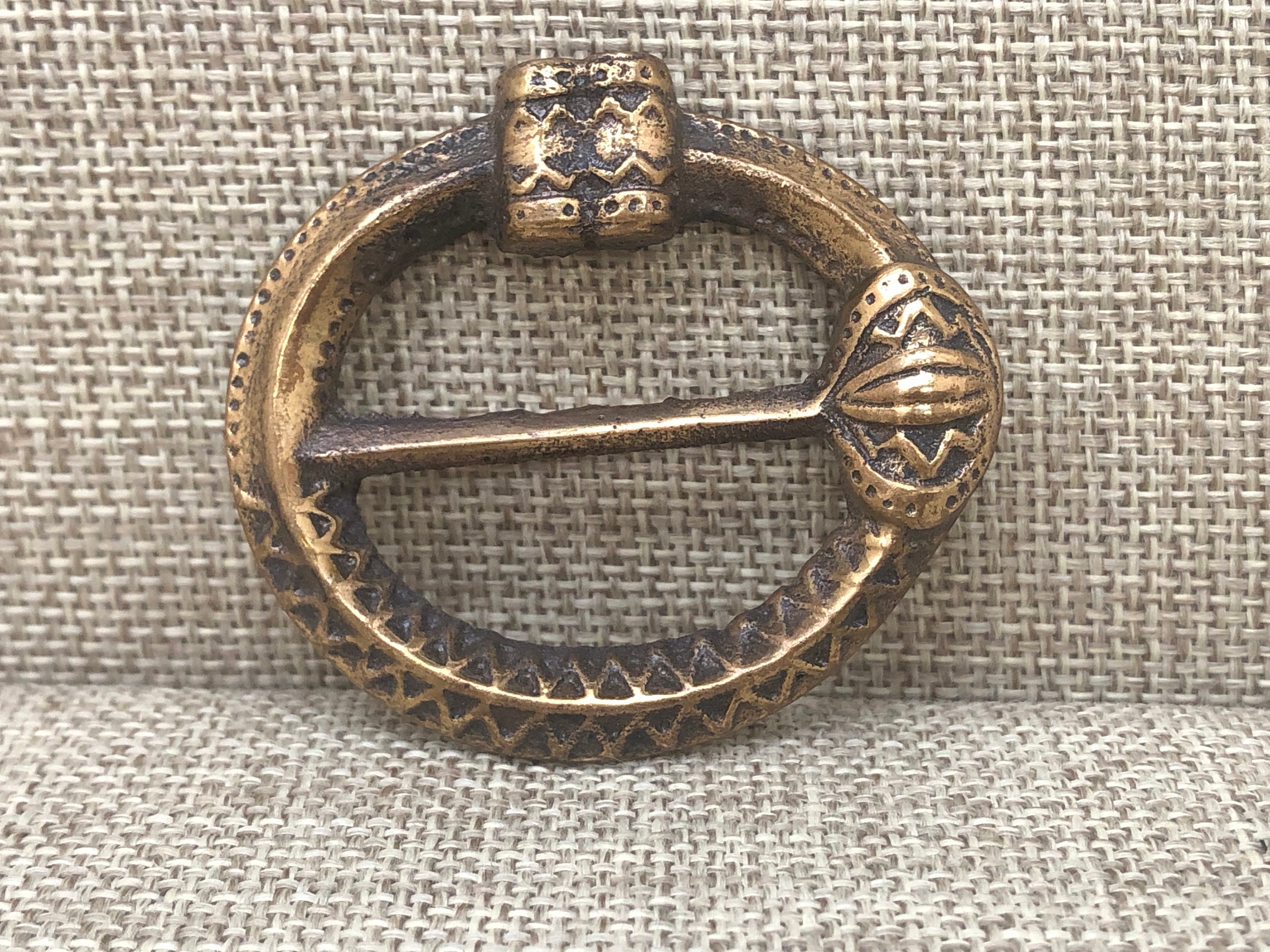 Vintage Bronze Kalevala Koru Tribal Brooch/Pin, Viking, Scandinavian ...