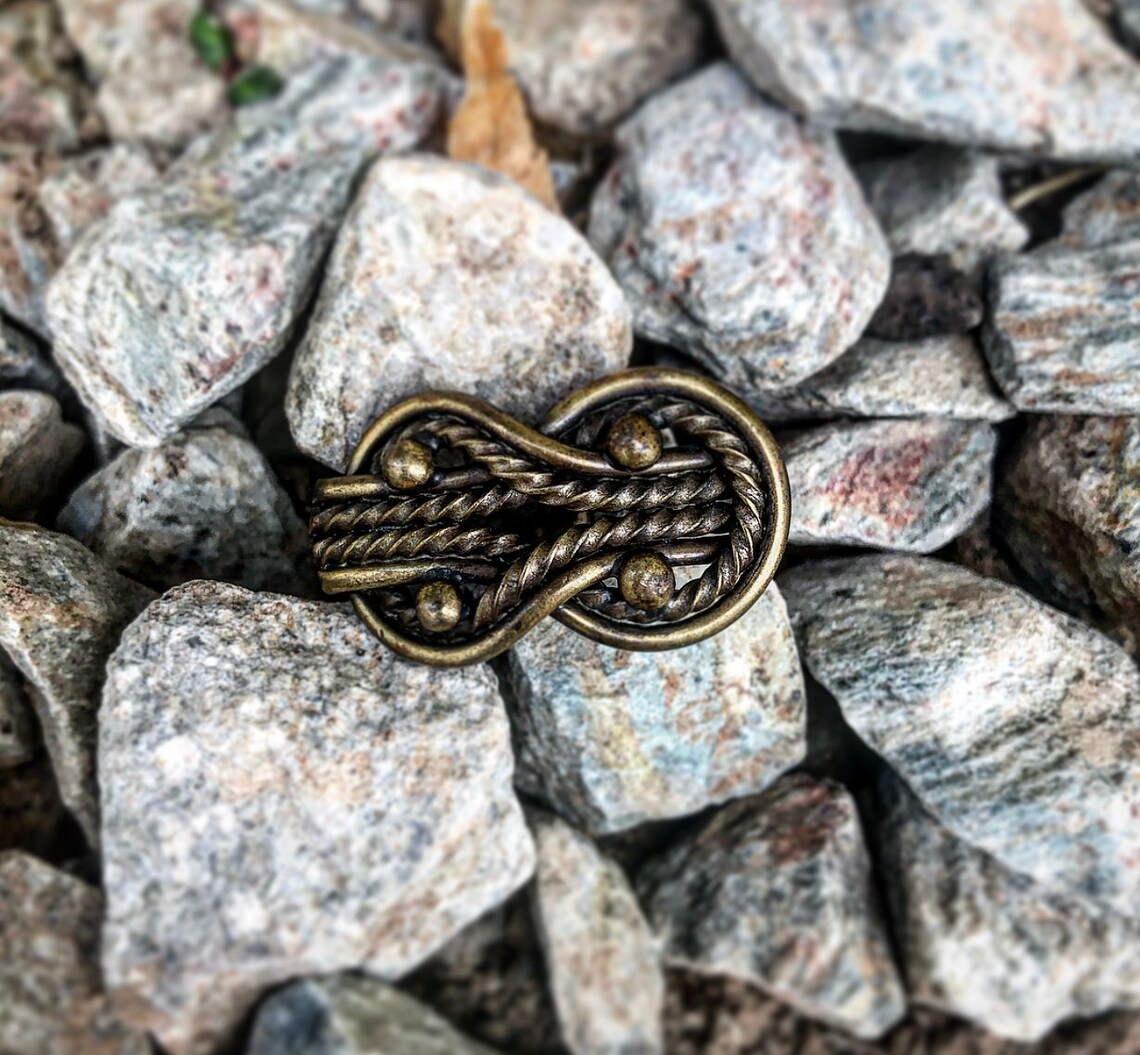 Vintage Kalevala Koru Tribal Scandinavian Bronze Brooch/pin | Etsy