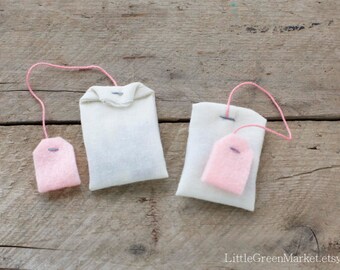Felt tea bags | Etsy