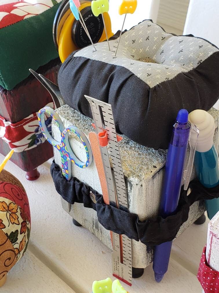 SEWING TOOL CADDY Pin Cushion Organizer Quilter Sew Crafters | Etsy