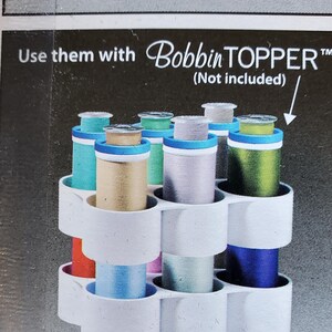 Taylor 6 Spool & Bobbin Buddy to Hold Organize Thread New in Original ...