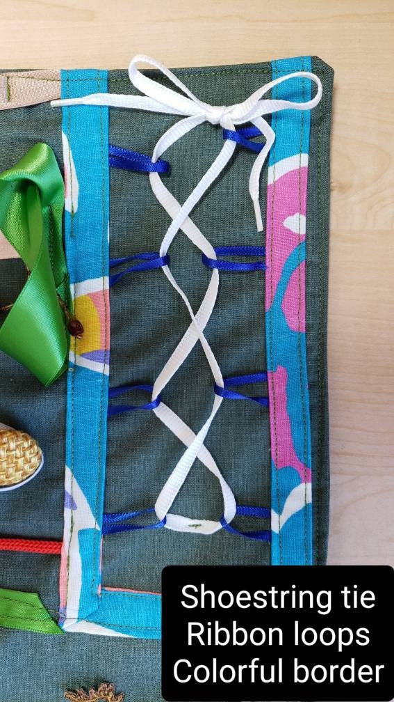 FIGIT ACTIVITY PAD Texture Color 15x22 Quilted Busy Lap | Etsy