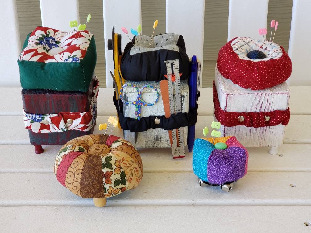 SEWING TOOL CADDY Pin Cushion Organizer Quilter Sew Crafters | Etsy