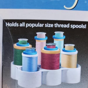 Taylor 6 Spool & Bobbin Buddy to Hold Organize Thread New in Original ...
