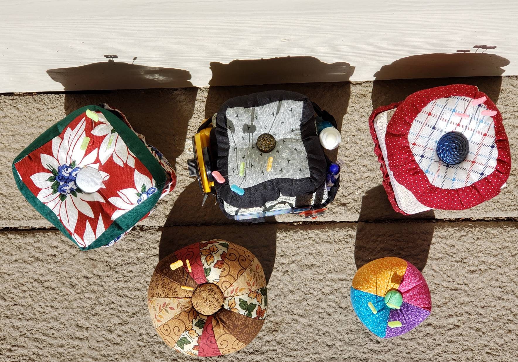 SEWING TOOL CADDY Pin Cushion Organizer Quilter Sew Crafters - Etsy