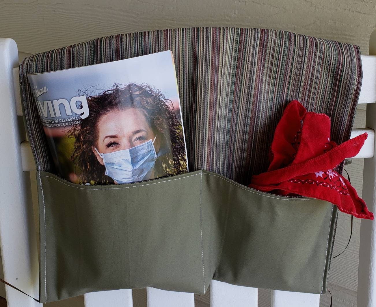 Sofa Arm Caddy Walker Tote Bed Rail Organizer Shopping Cart | Etsy