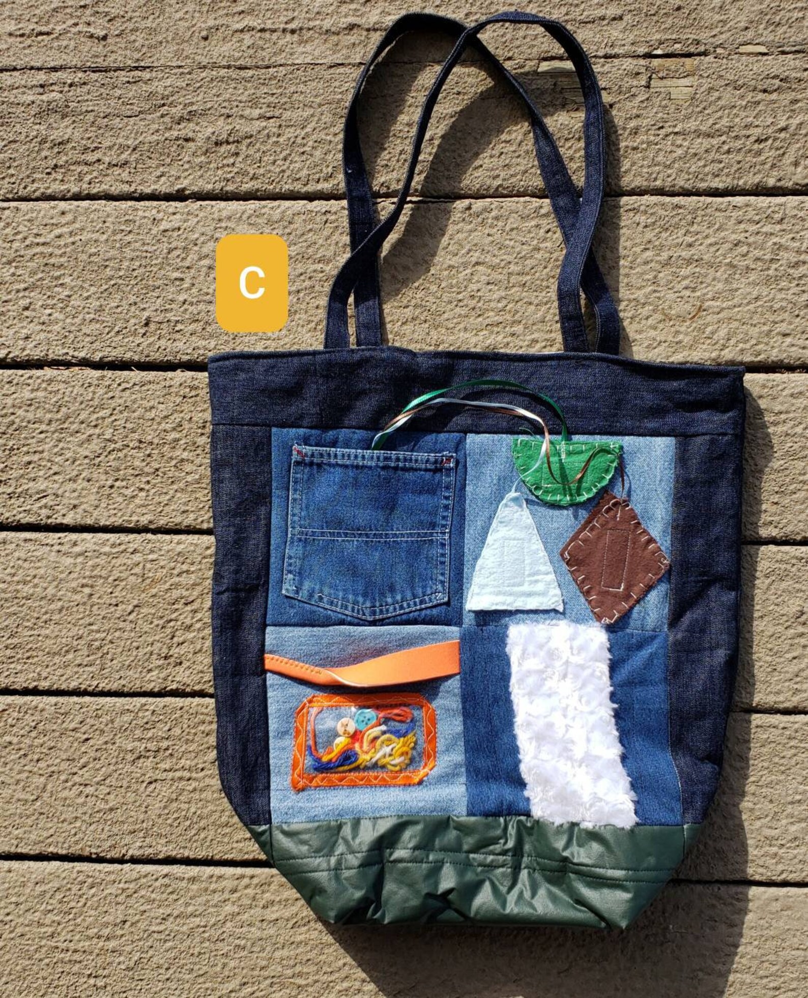 BUSY BOOK BAG 8 Quiet Activity Textures Colors Panel - Etsy