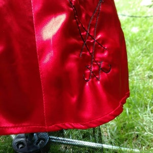 Lucifer's Sigil Dress / Red Satin H and R London dress | Etsy