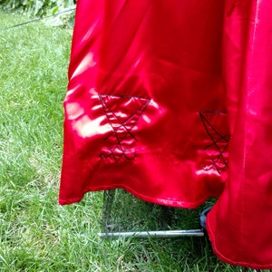 Lucifer's Sigil Dress / Red Satin H and R London dress | Etsy