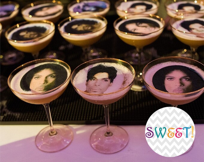 Edible Photo Drink Topper, Edible Image, Edible Photo, Wedding Toppers ...
